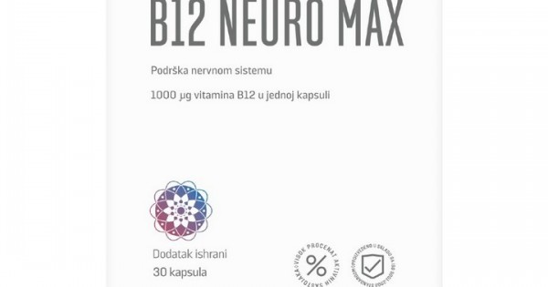 B12 Neuro Max 30 kapsula | Online prodaja farmaceutskih proizvoda ...