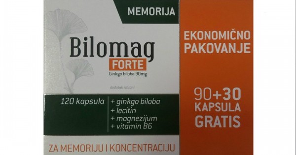 Bilomag Forte 90+30 kapsula | Online prodaja farmaceutskih proizvoda ...