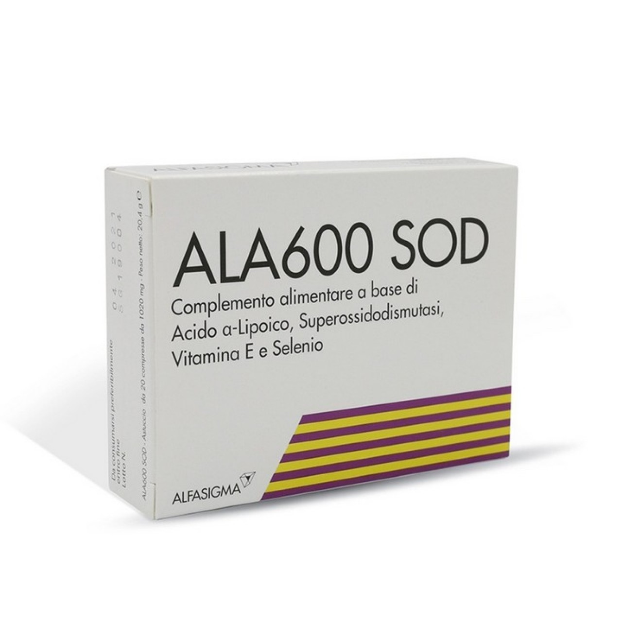 Ala600-Sod 20 tableta | Online prodaja farmaceutskih proizvoda Webapoteka