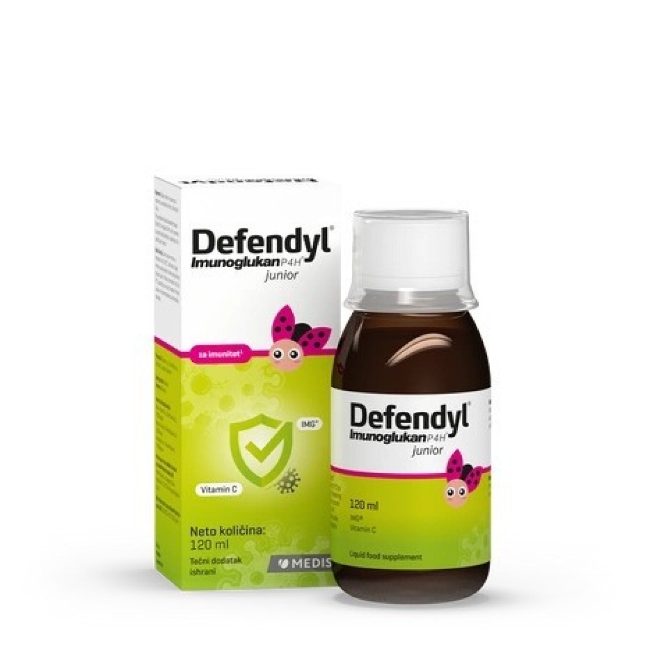Defendyl Imunoglukan Junior sirup 120 ml | Online prodaja farmaceutskih ...